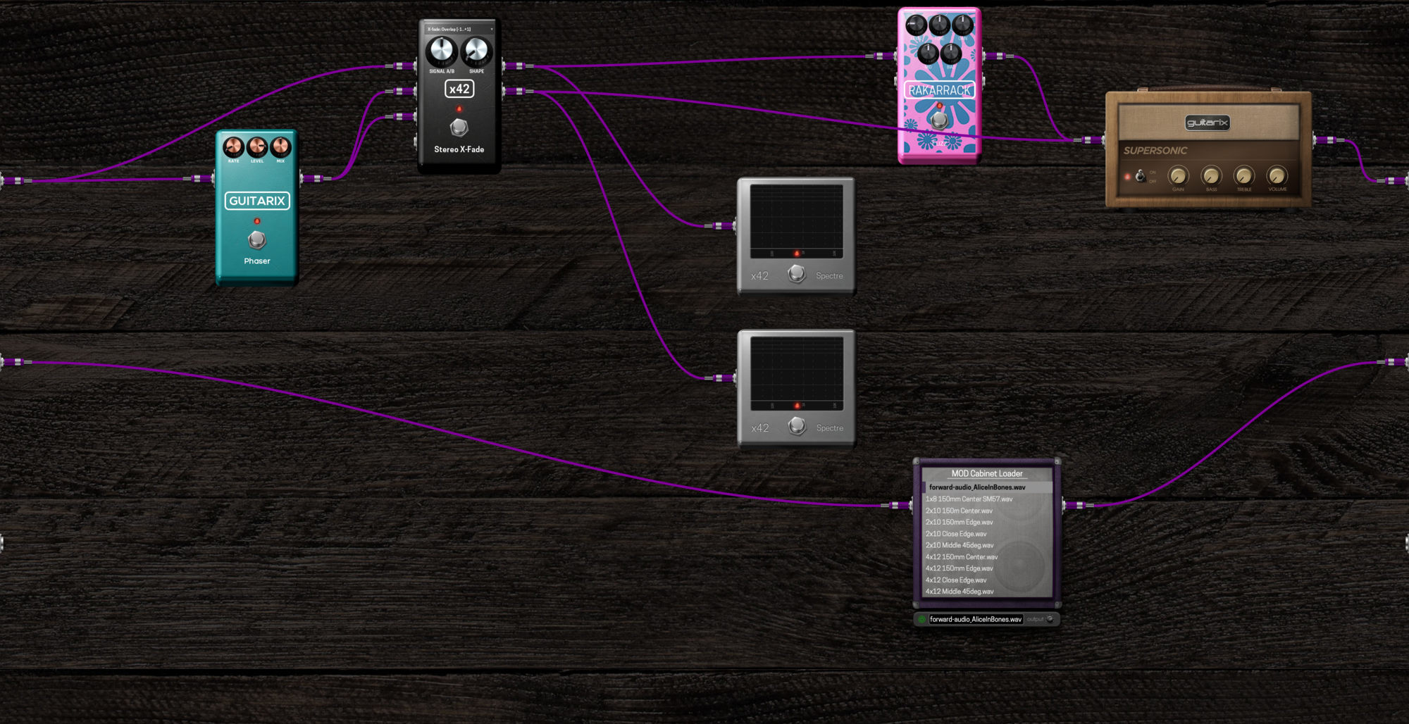 EXP: serial-parallel switch - MOD Audio